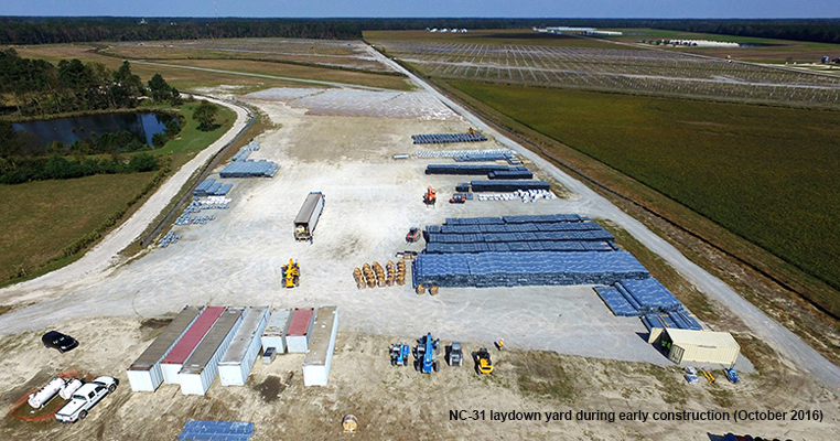 North Carolina 43MW Plant | New Energy Solar